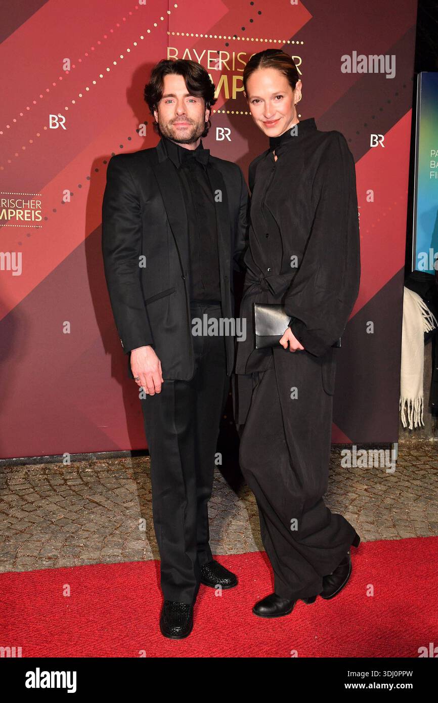 Florian Jahr and Lisa Bitter attend the Bavarian Film Awards 2026 at ...