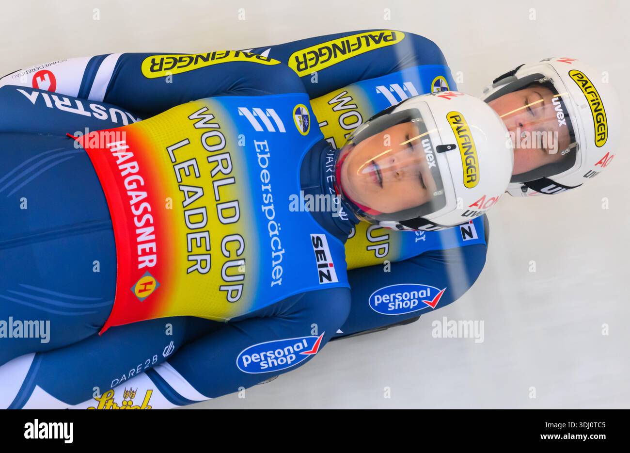 Oberhof, Germany. 24th Jan, 2026. Luge: World Cup, doubles, women, 1st ...