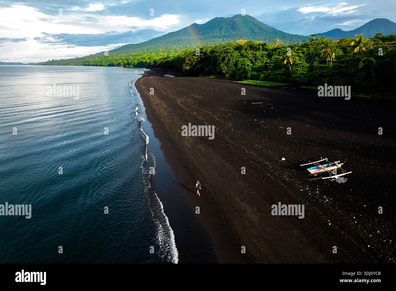 Idyllic landscape of Tangkoko national park, Sulawesi island, Indonesia ...