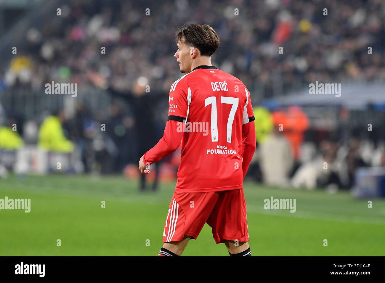 Amar Dedic of SL Benfica during Champions League 2025/26 match between ...