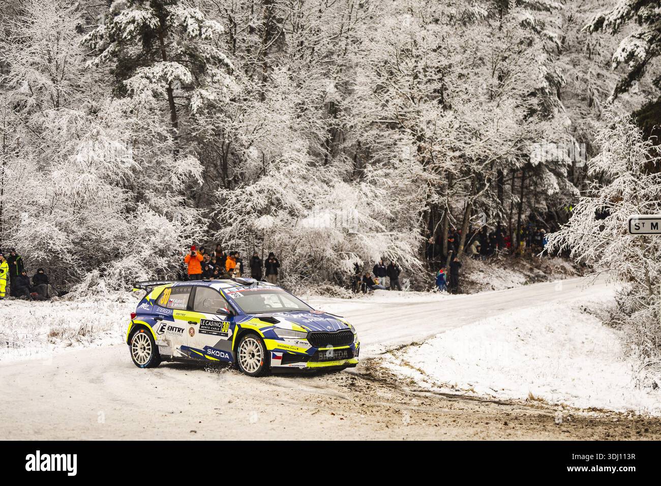 30 KOHN Filip, WHITTOCK Ross, Skoda Fabia RS Rally2, action during the ...