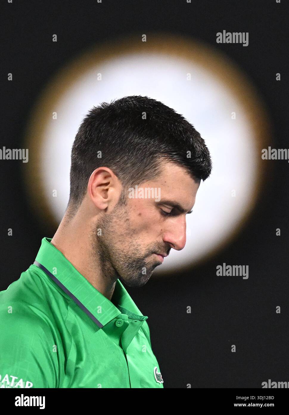 Novak Djokovic of Serbia during the Men’s 3rd round match against Botic ...