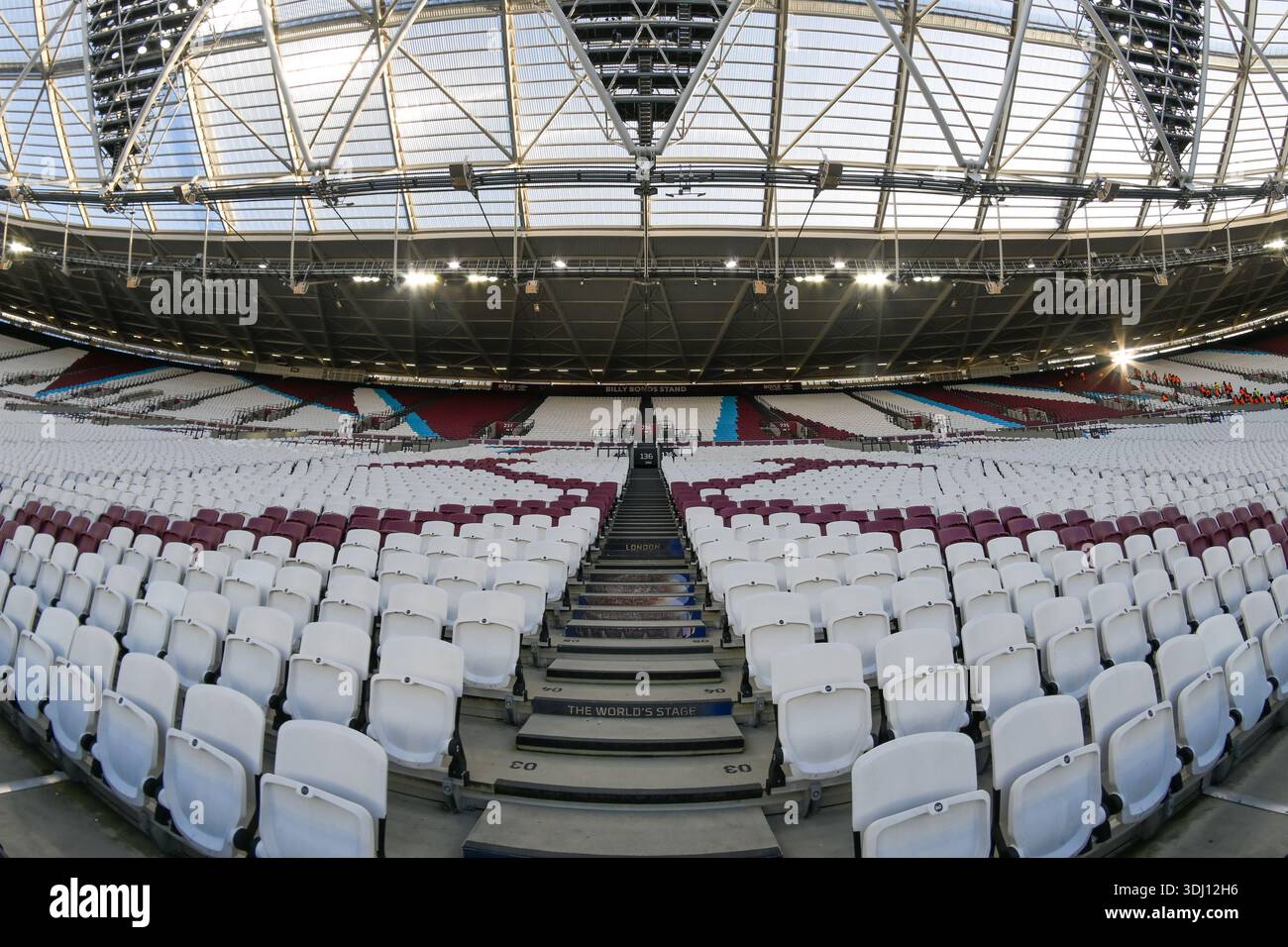 Billy Bonds Stand prior to the Premier League match between West Ham ...