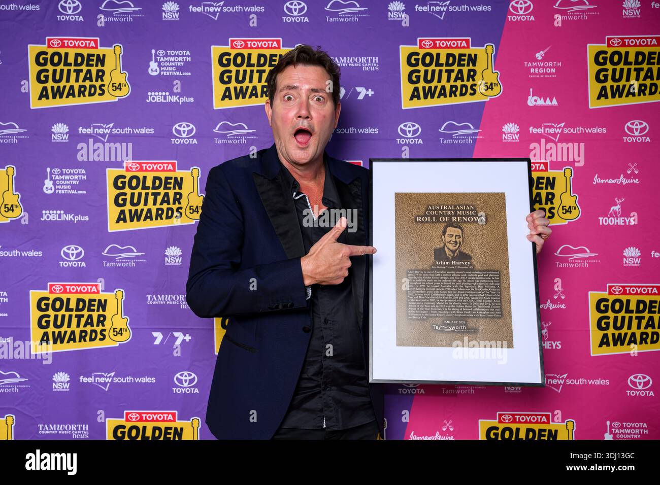 Tamworth, Australia. 24th Jan, 2026. Australasian Country Music Roll of ...