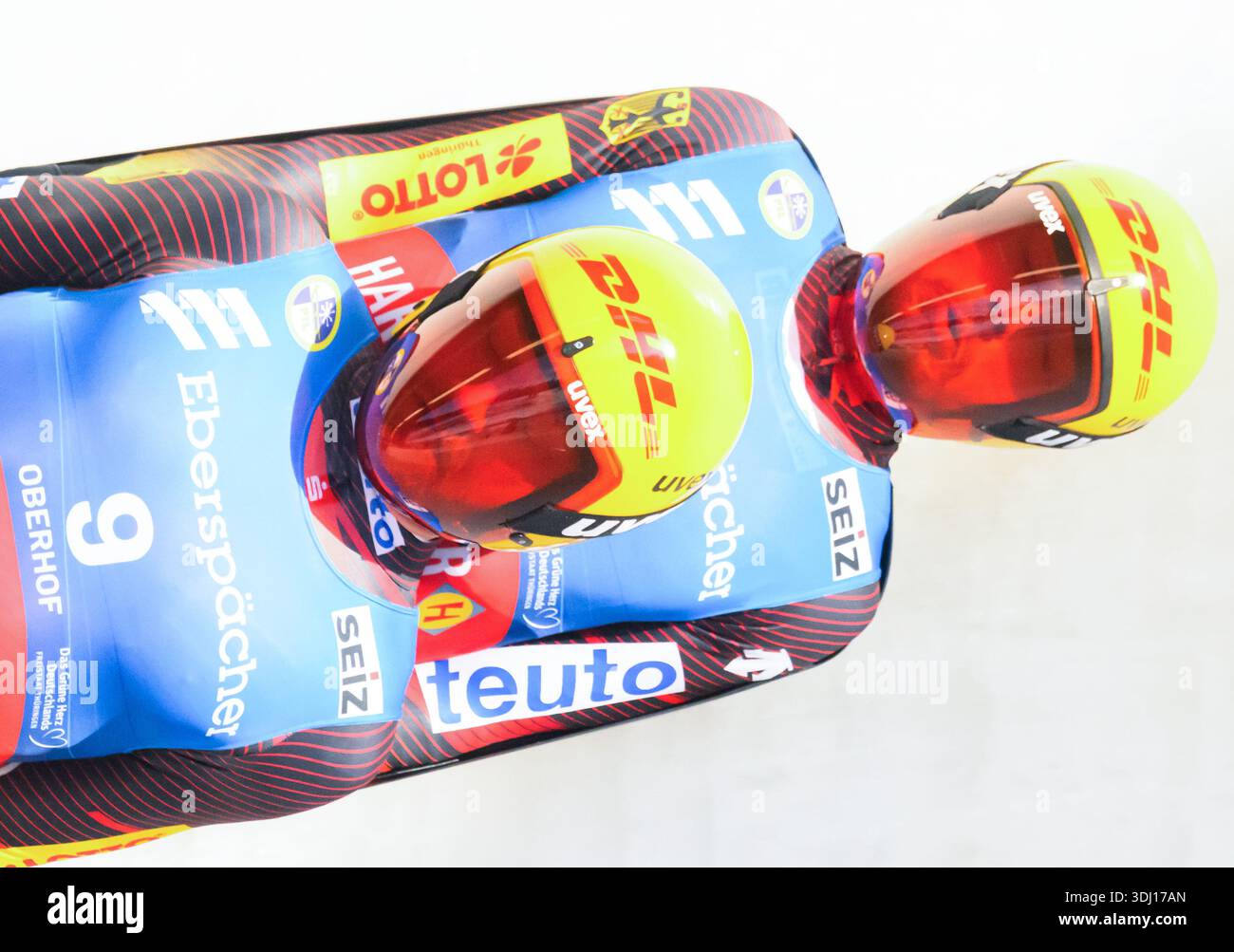 24 January 2026, Thuringia, Oberhof: Luge: World Cup, doubles, men, 1st ...