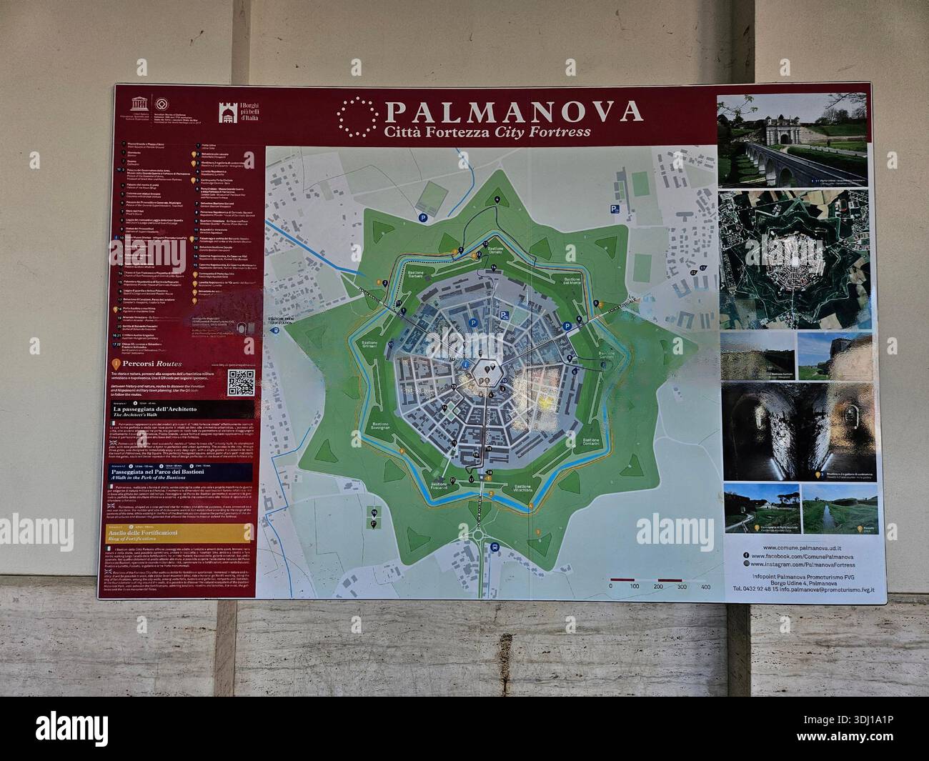 Palmanova unesco star fort attractions hi-res stock photography and ...