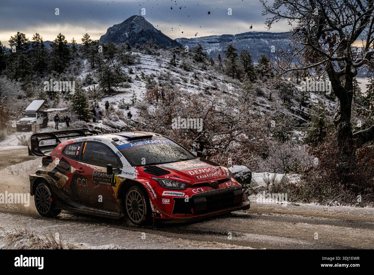 Sébastien OGIER (FRA),Vincent LANDAIS (FRA) drive a TOYOTA GR Yaris ...
