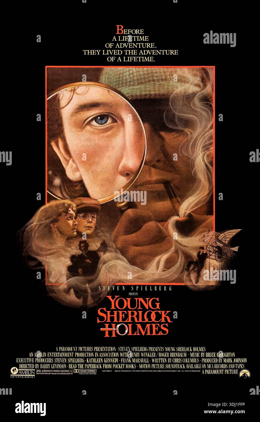 Young sherlock holmes poster hi-res stock photography and images - Alamy