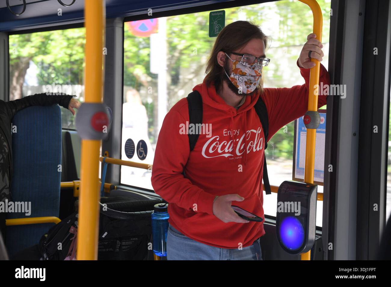 Copenhagen, Denmark. 29 May 2021, Dnish public transport system metro ...