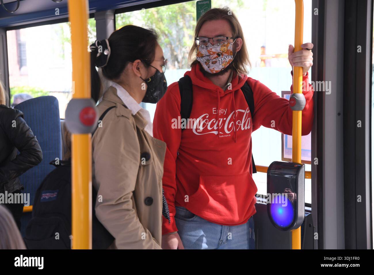 Copenhagen, Denmark. 29 May 2021, Dnish public transport system metro ...