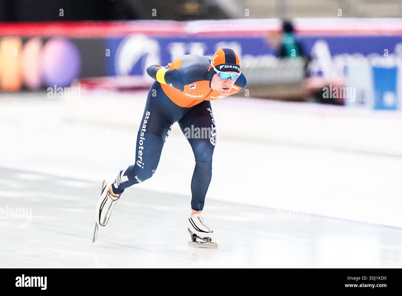 INZELL, GERMANY - JANUARY 24: Beau Snellink of Netherlands during the ...