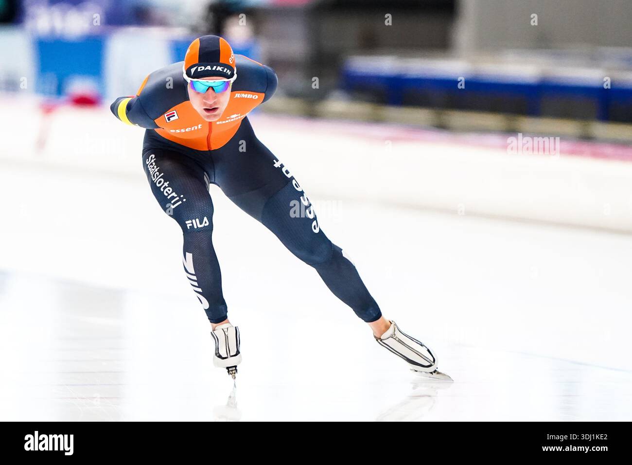 INZELL, GERMANY - JANUARY 24: Beau Snellink of Netherlands during the ...