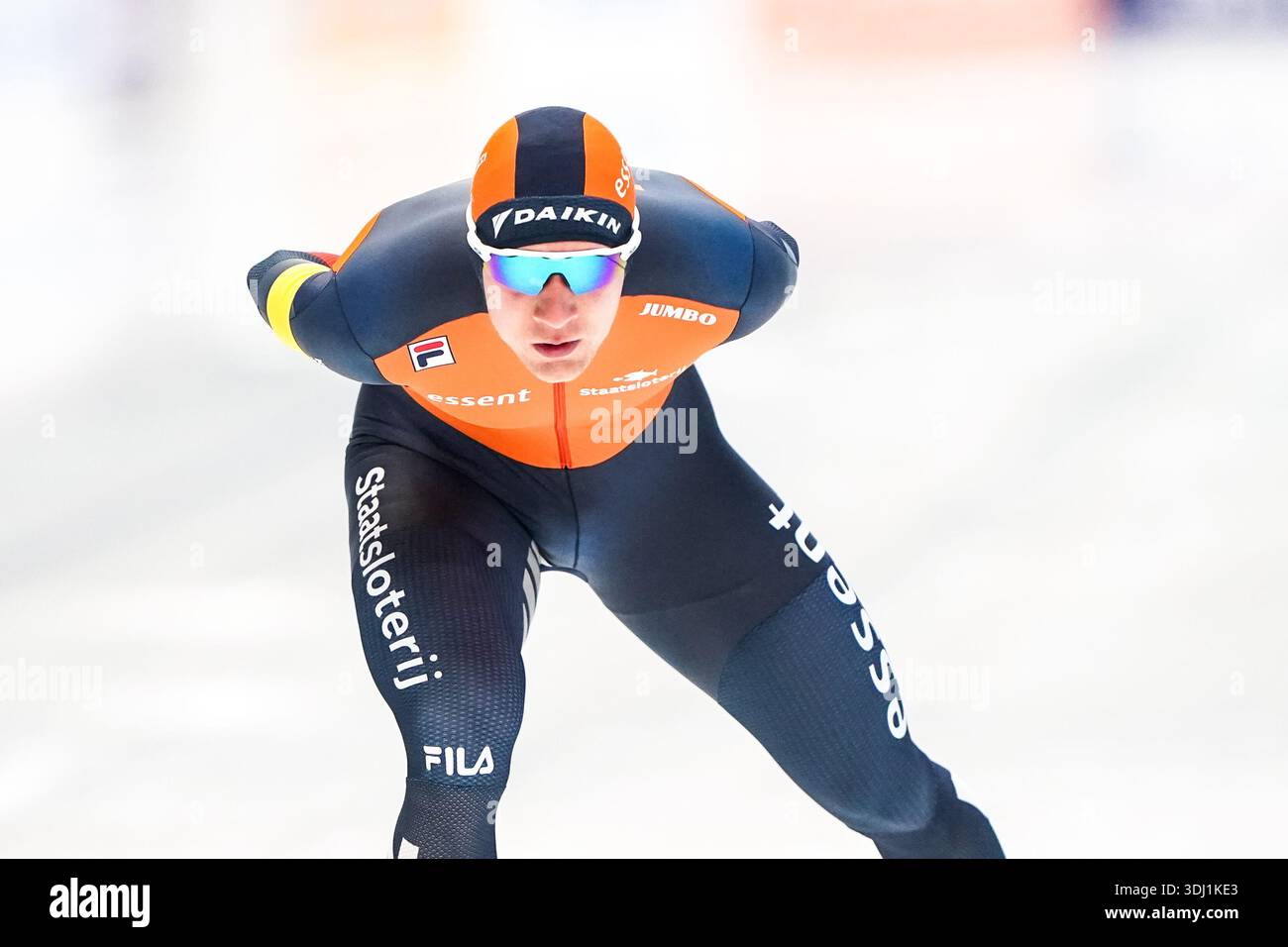 INZELL, GERMANY - JANUARY 24: Beau Snellink of Netherlands during the ...