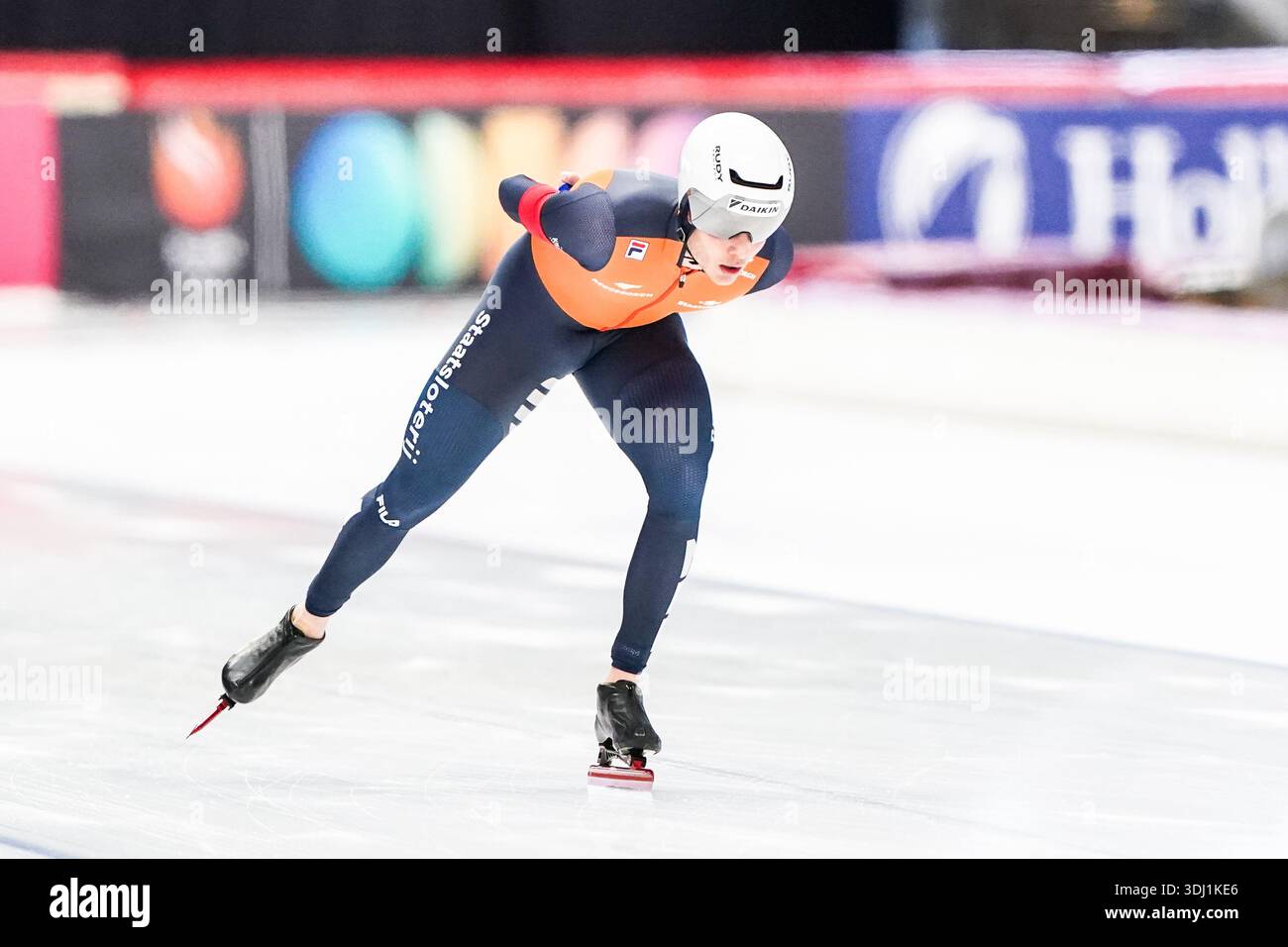 INZELL, GERMANY - JANUARY 24: Marcel Bosker of Netherlands during the ...
