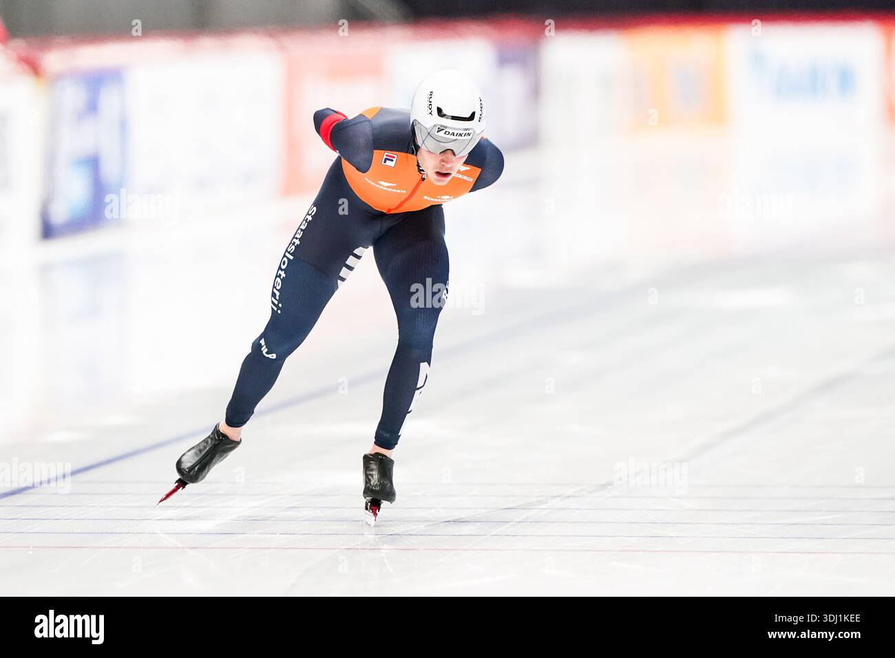 INZELL, GERMANY - JANUARY 24: Marcel Bosker of Netherlands during the ...