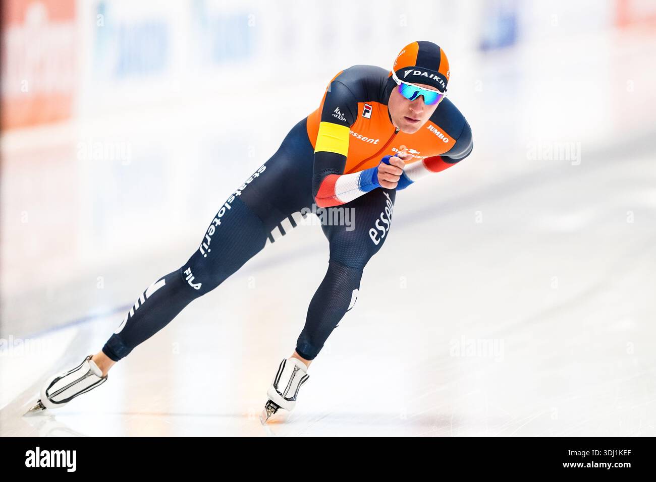 INZELL, GERMANY - JANUARY 24: Beau Snellink of Netherlands during the ...