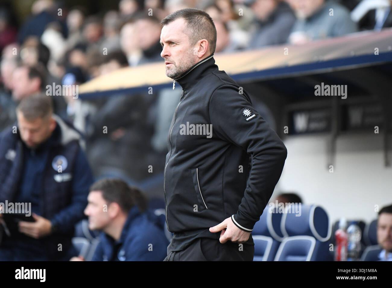London, England. 24th Jan 2026. Nathan Jones before the Sky Bet EFL ...