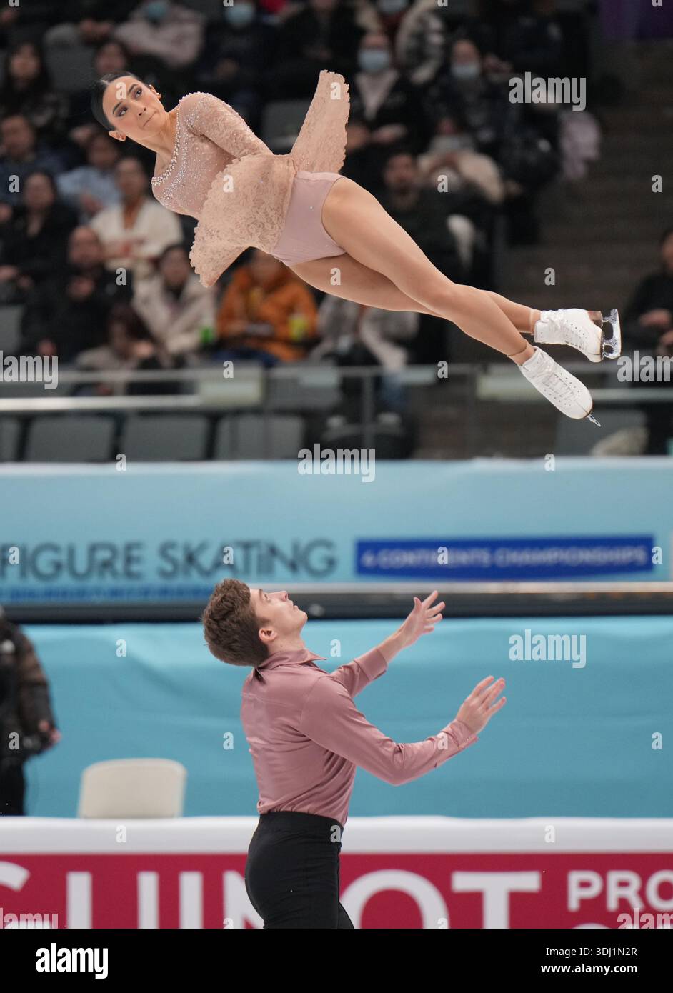 Isabella GAMEZ and Aleksandr KOROVIN of the Philippines perform in the ...