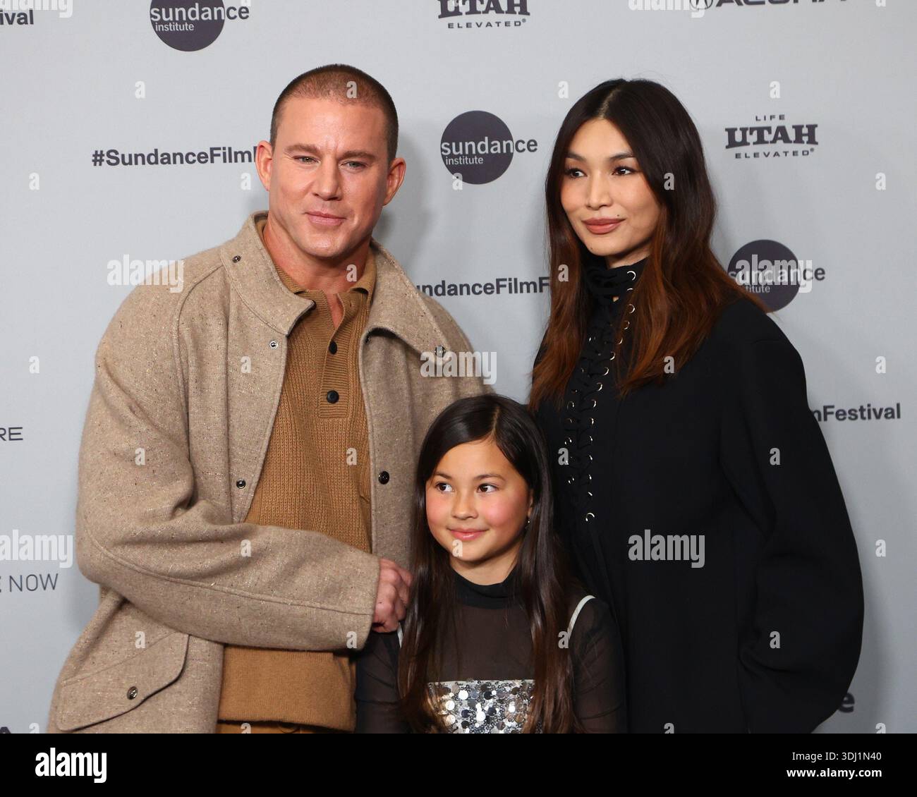 Channing Tatum, Mason Reeves, Gemma Chan at arrivals for JOSEPHINE ...