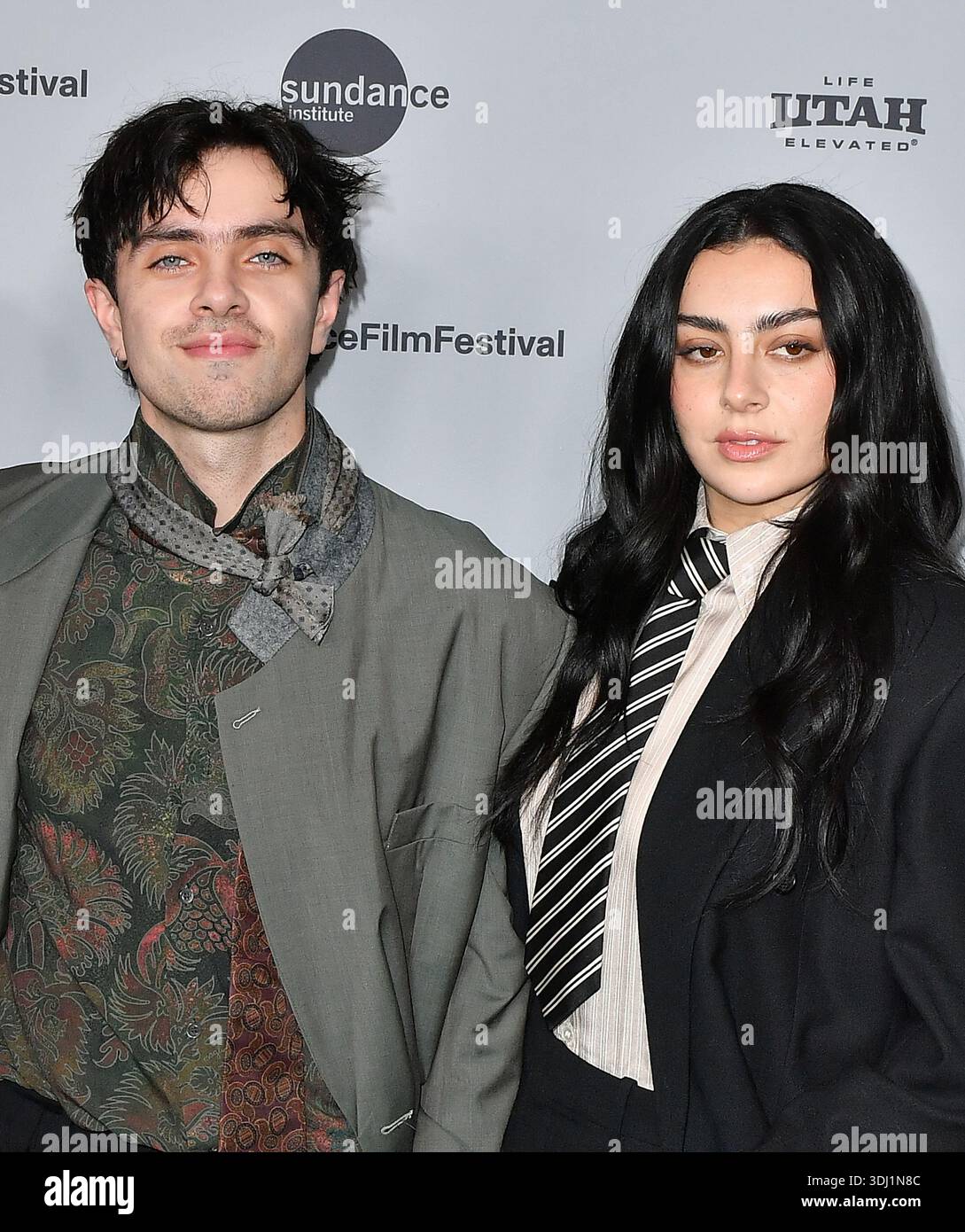 Aidan Zamiri, Charli XCX attend the "The Moment" Premiere during the ...