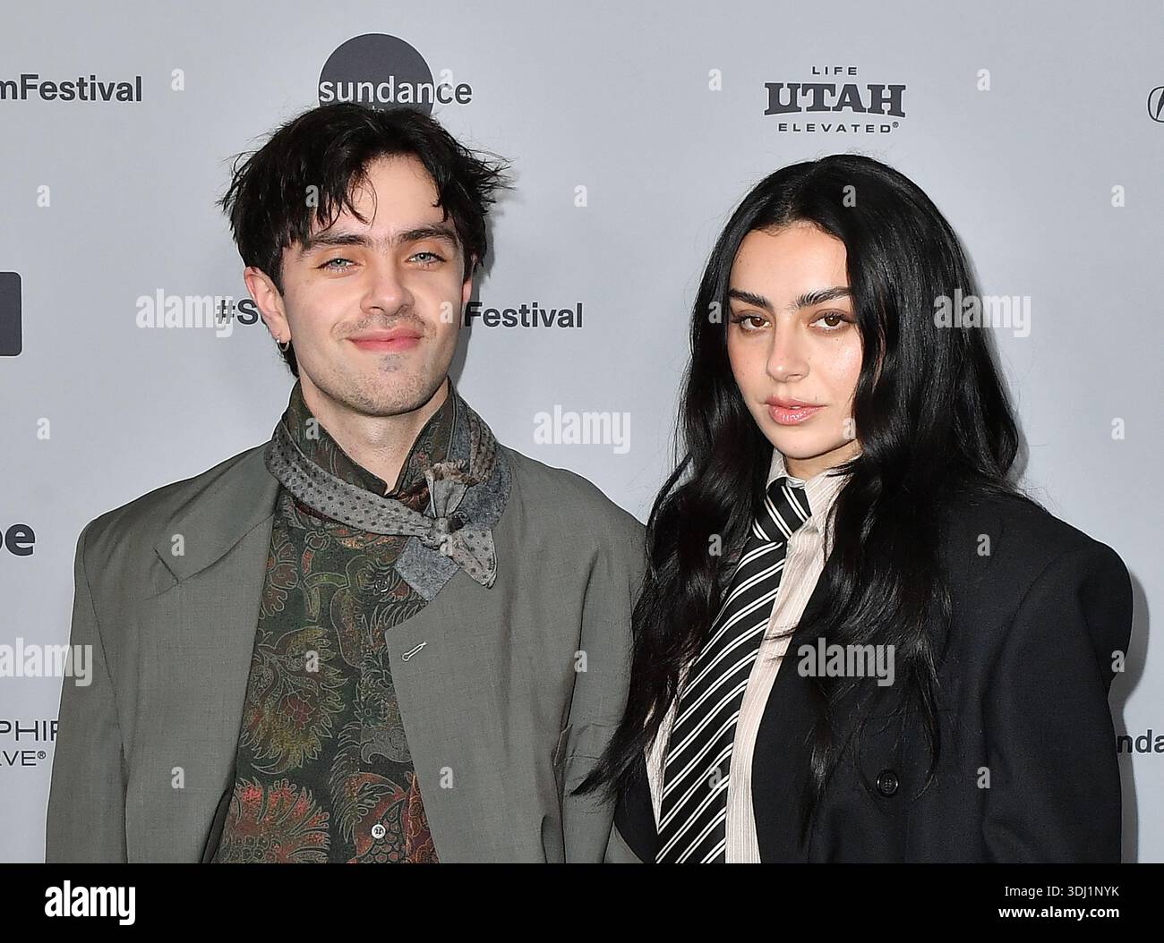 Aidan Zamiri, Charli XCX attend the "The Moment" Premiere during the ...