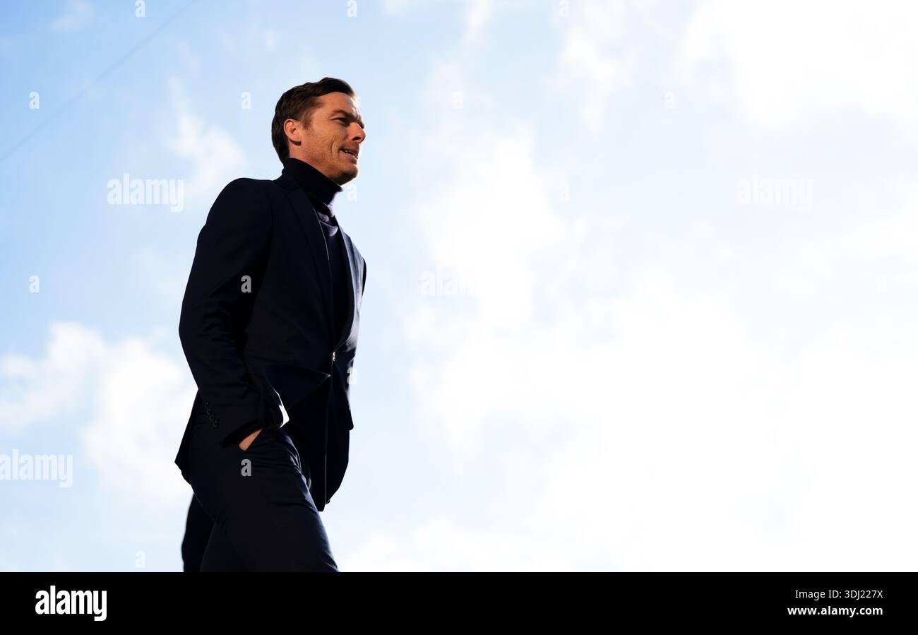 Burnley manager Scott Parker ahead of the Premier League match at Turf ...