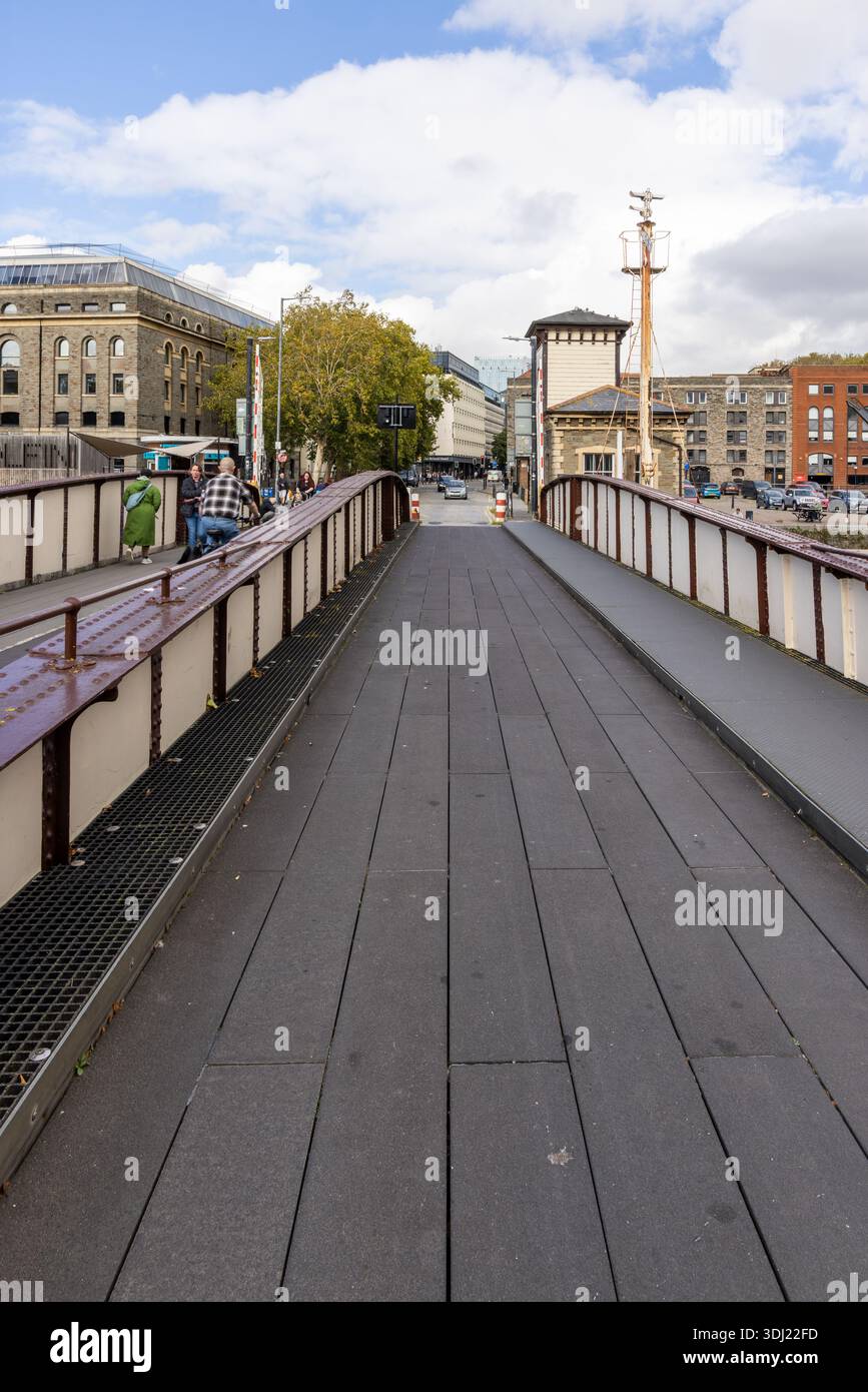 Prince Street Bridge a Grade II listed swing bridge over Bristol ...