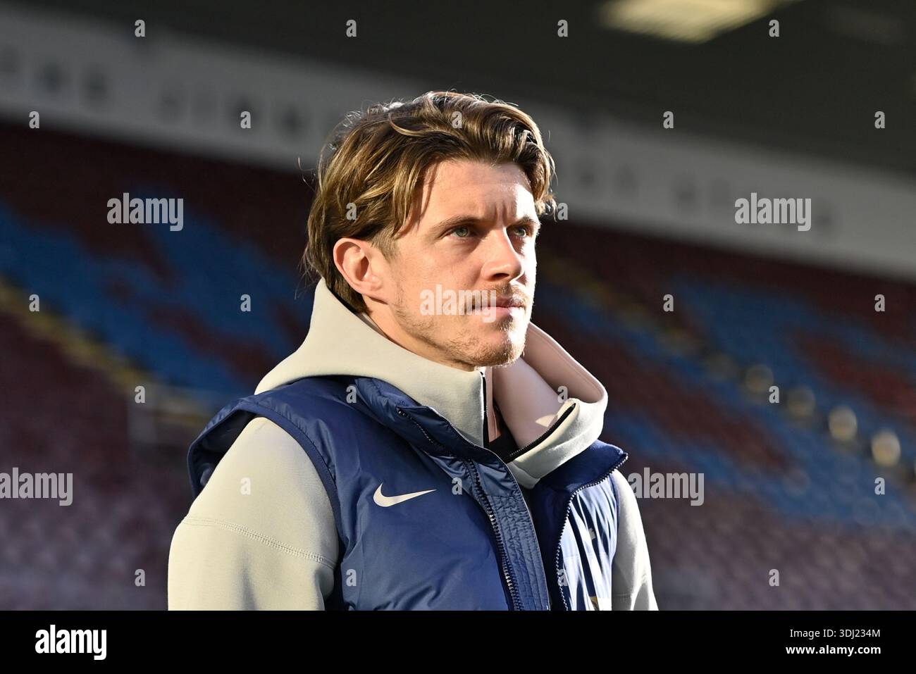 Conor Gallagher of Tottenham Hotspur arrives during the Burnley v ...