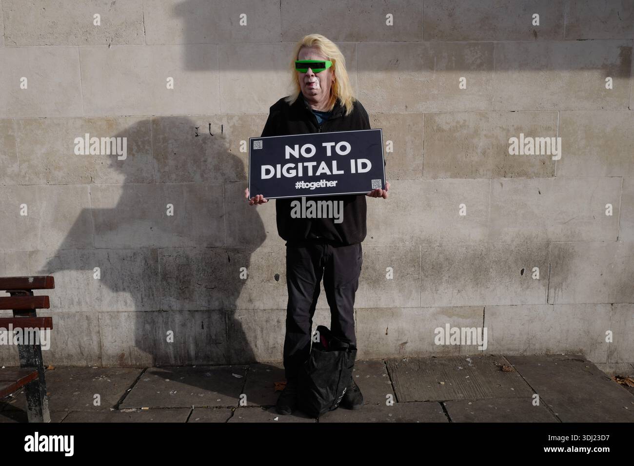 LONDON, United Kingdom, 24 January 2026. Rally against digital ID ...