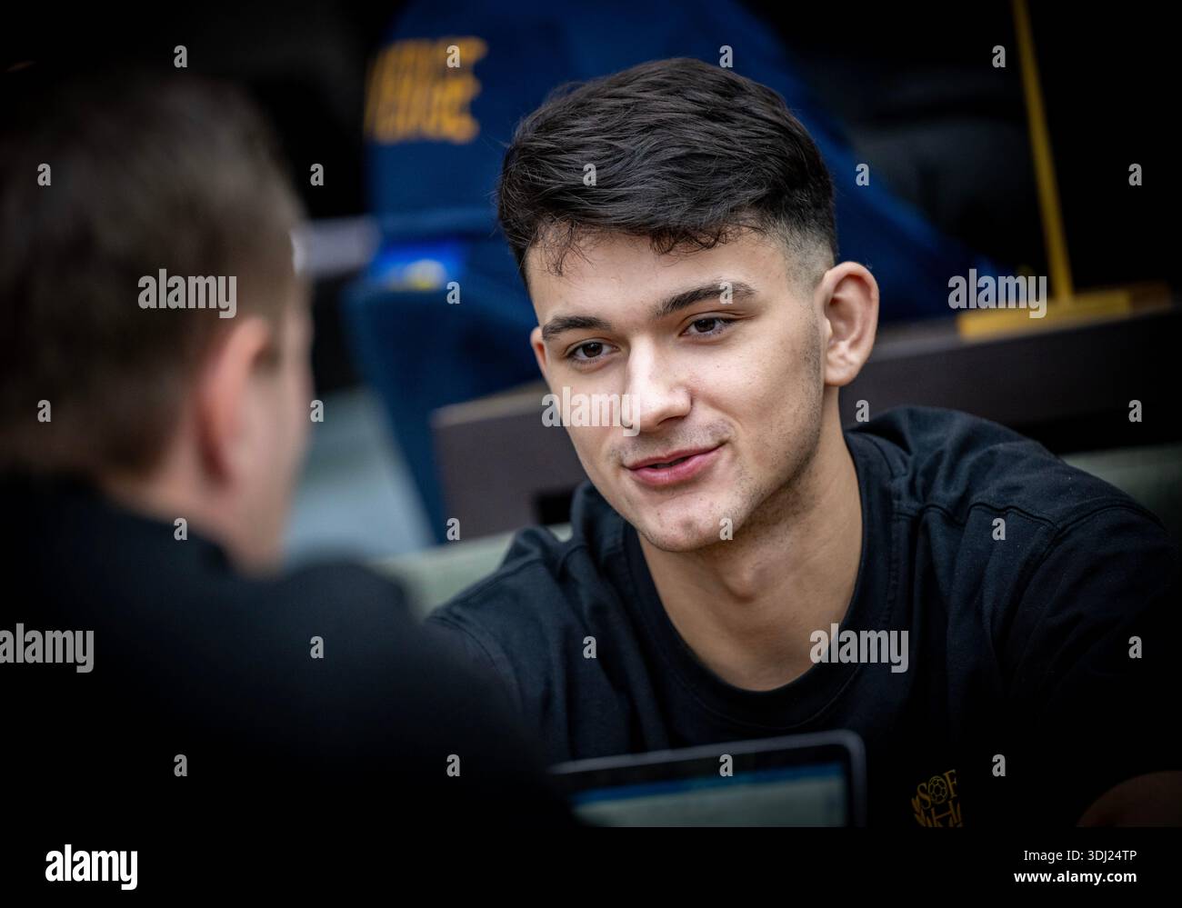MALMÖ, SWEDEN 2026-01-24 Nikola Roganovic at Saturday's press ...
