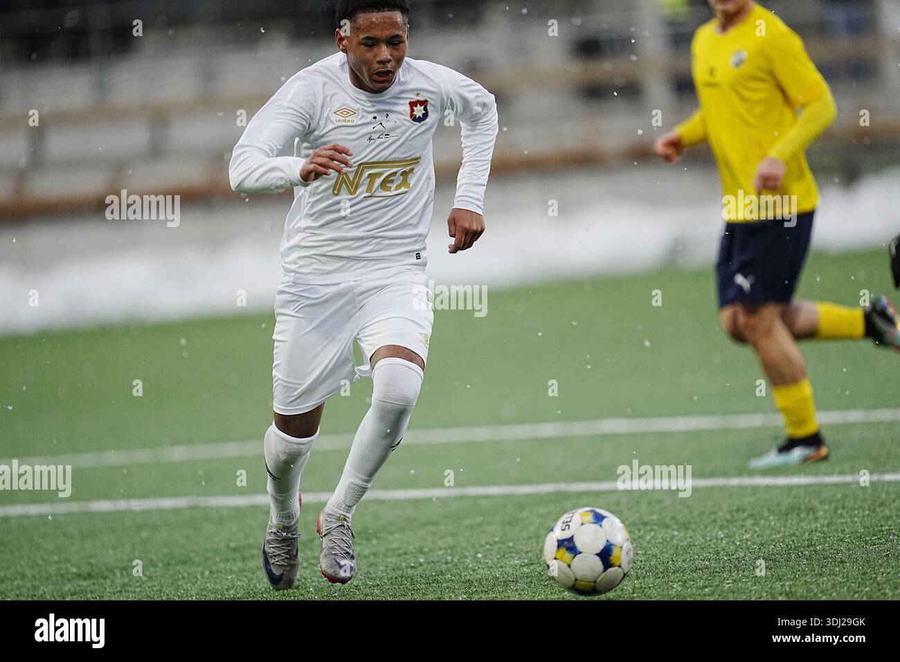 GOTHENBURG, SWEDEN 20260124ÖIS Marlon Ebietomere during the football ...