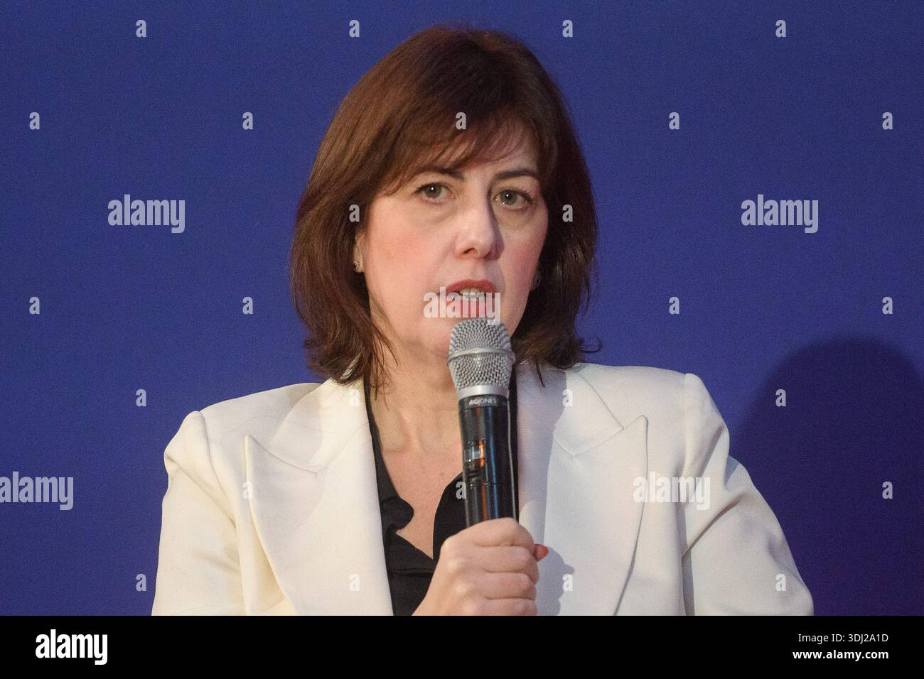 London, UK. 24 Jan 2026. Lucy Powell - Deputy Labour Leader speaks at ...