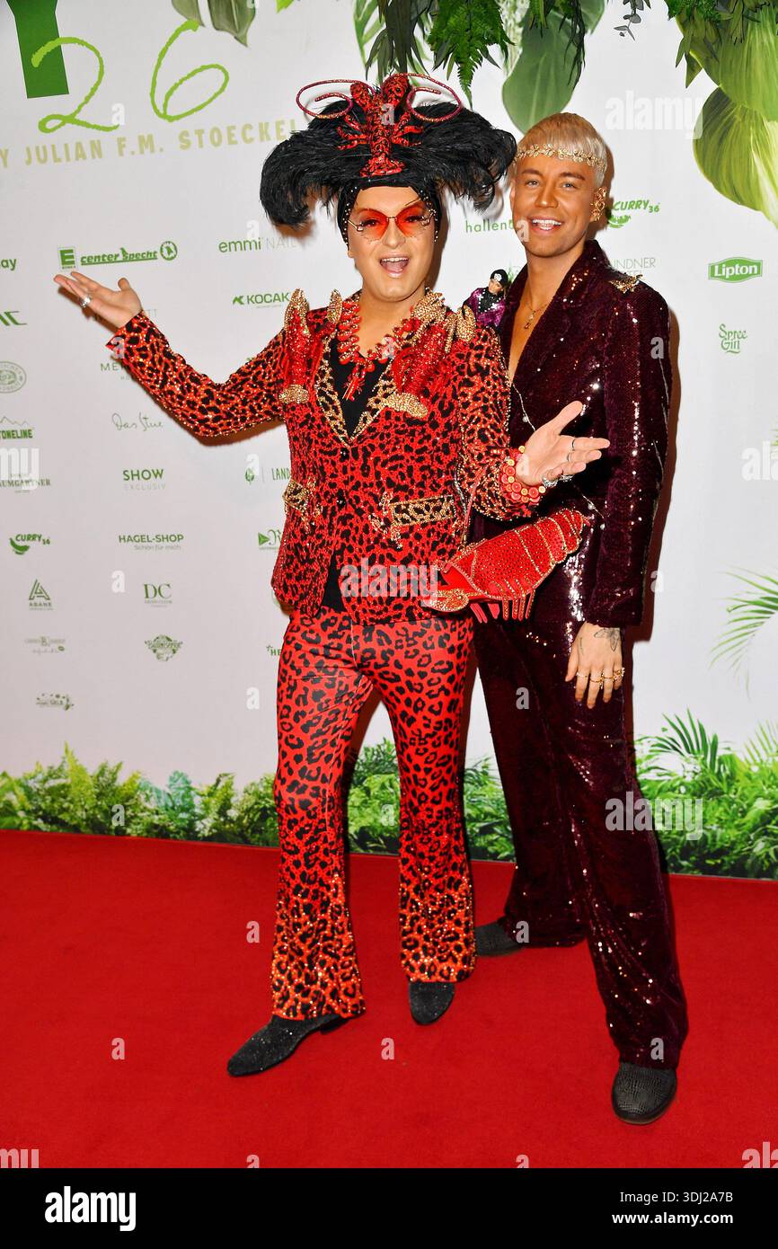Julian F.M. Stoeckel and Marcell Damaschke attend the "Ich bin ein Star ...