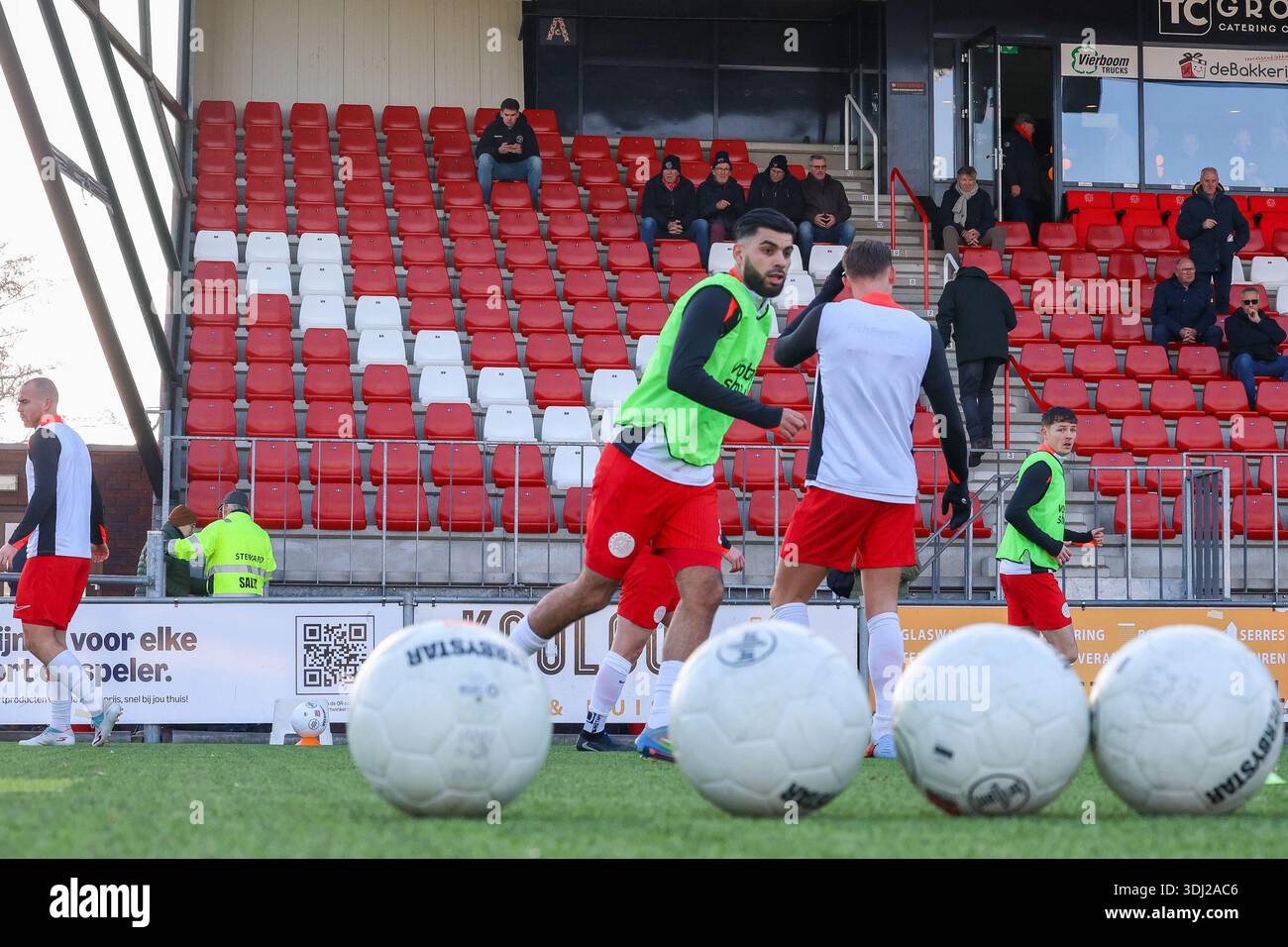 SPAKENBURG , 24-01-2026 , Sportpark De Westmaat , season 2025 / 2026 ...