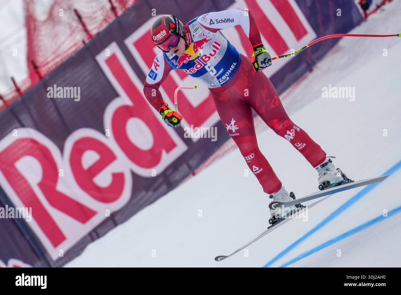 KITZBUEHEL, AUSTRIA - JANUARY 24: Stefan Babinsky of Austria during the ...