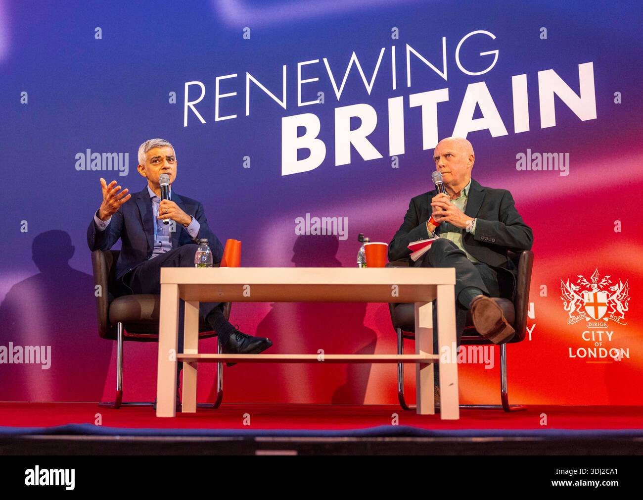 London, UK. 24th Jan 2026 Sadiq Khan, Mayor of London, speaks at the ...