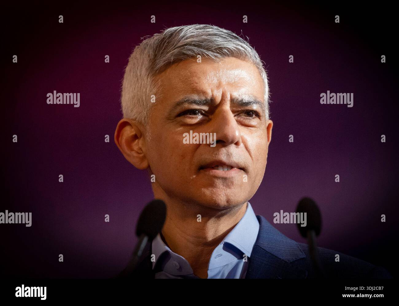 London, UK. 24th Jan 2026 Sadiq Khan, Mayor of London, speaks at the ...