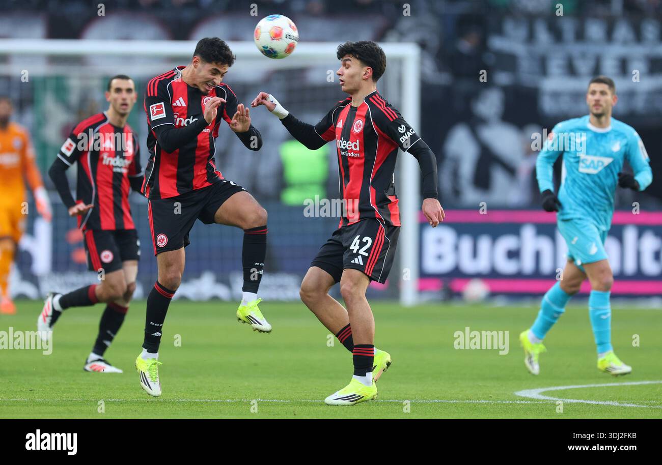 From left: Fares Chaibi, Can Uzun (Frankfurt) Frankfurt, January 24 ...
