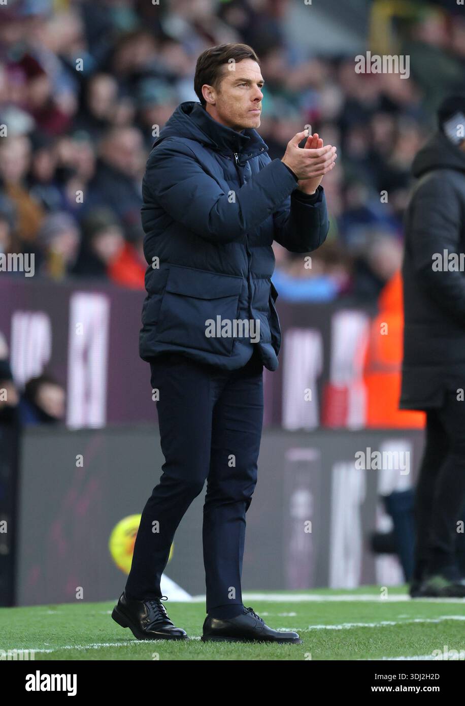 Burnley manager Scott Parker during the Premier League match at Turf ...