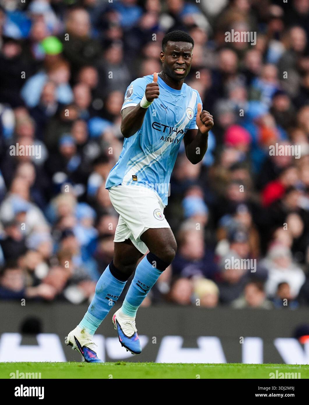 Manchester City's Marc Guehi during the Premier League match at the ...