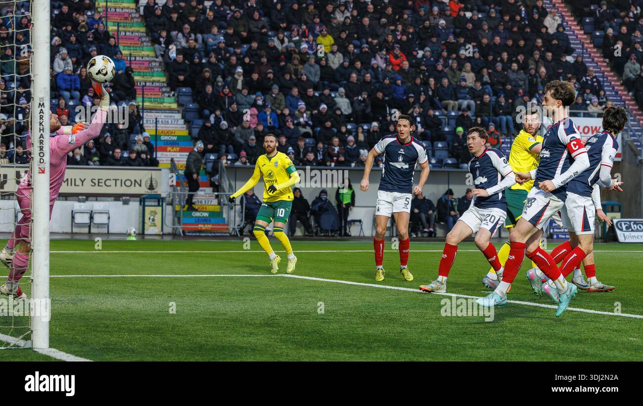 The Falkirk Stadium, Falkirk, Scotland, UK. 24th Jan 2026. Falkirk V ...