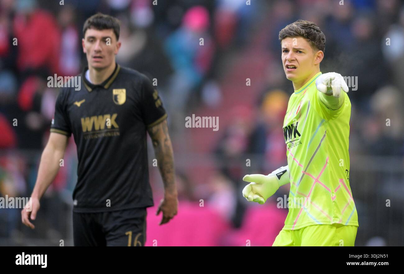 Goalkeeper Finn Dahmen (FC Augsburg) Munich, January 24, 2026, Soccer ...