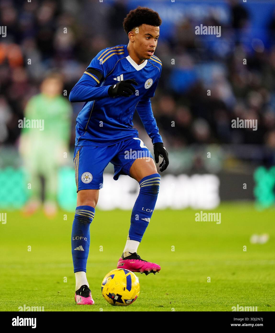 Leicester City's Louis Page during the Sky Bet Championship match at ...