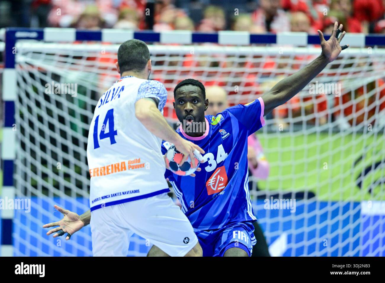 24 January 2026, Denmark, Herning: Handball, Men, European Championship ...