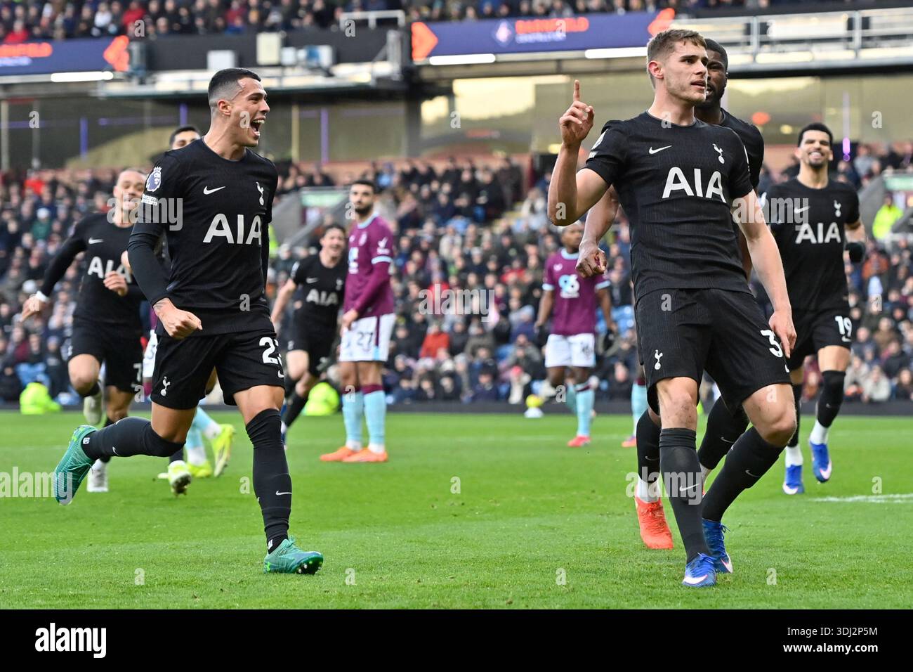 Micky van de Ven of Tottenham Hotspur scores the opener during the ...