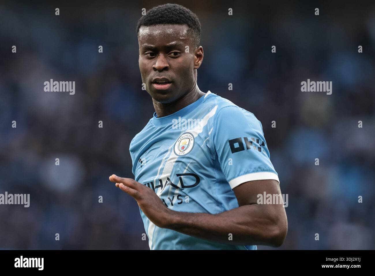 Marc Guehi of Manchester City during the Premier League match ...