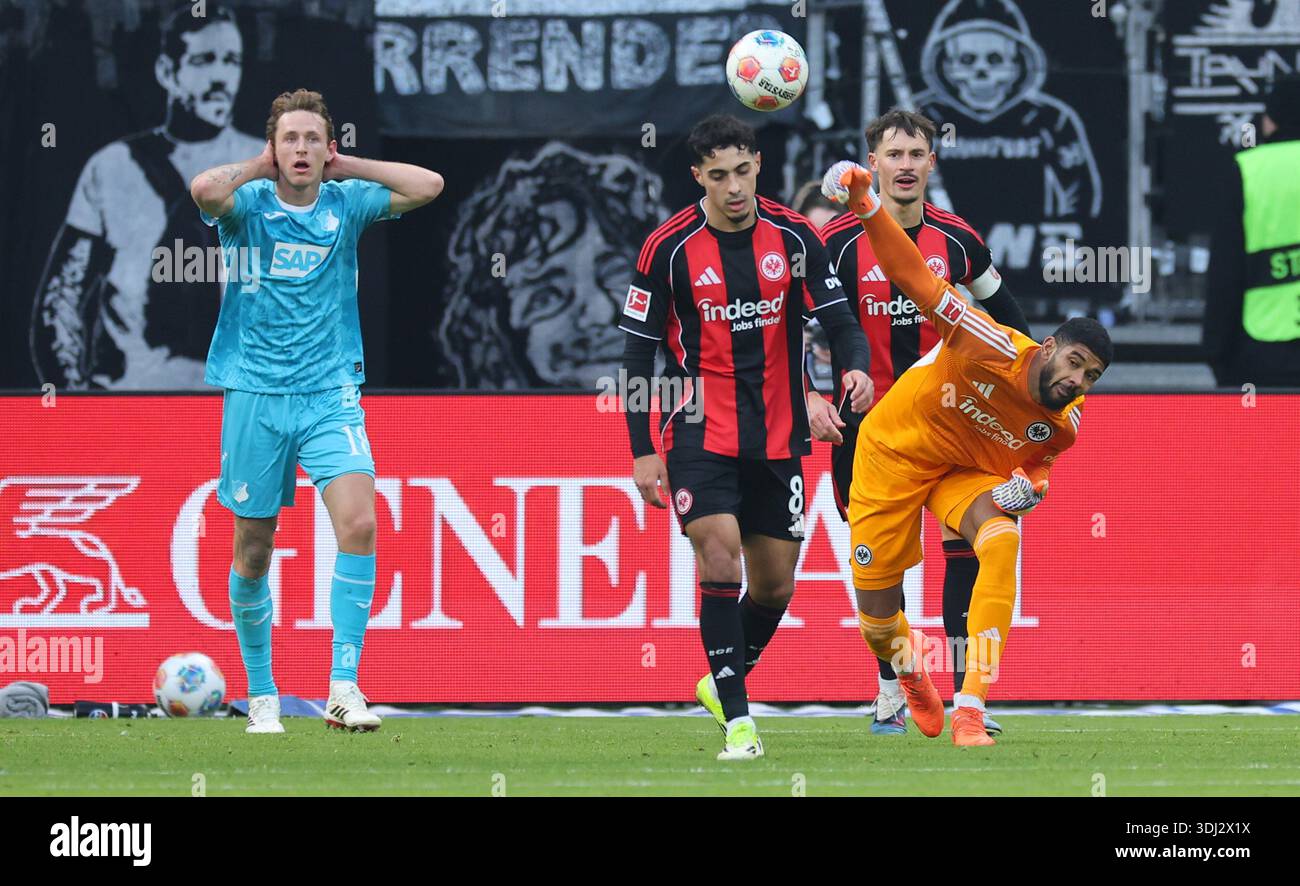 from left Wouter Burger, Fares Chaibi, Robin Koch, goalkeeper Kaua ...