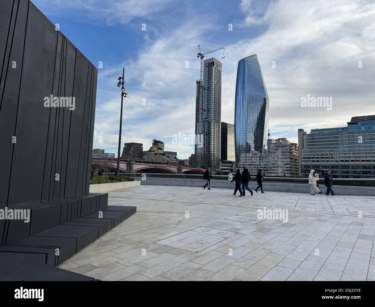 Bazalgette Embankment and Nathan Coley's Stages. A new public space ...