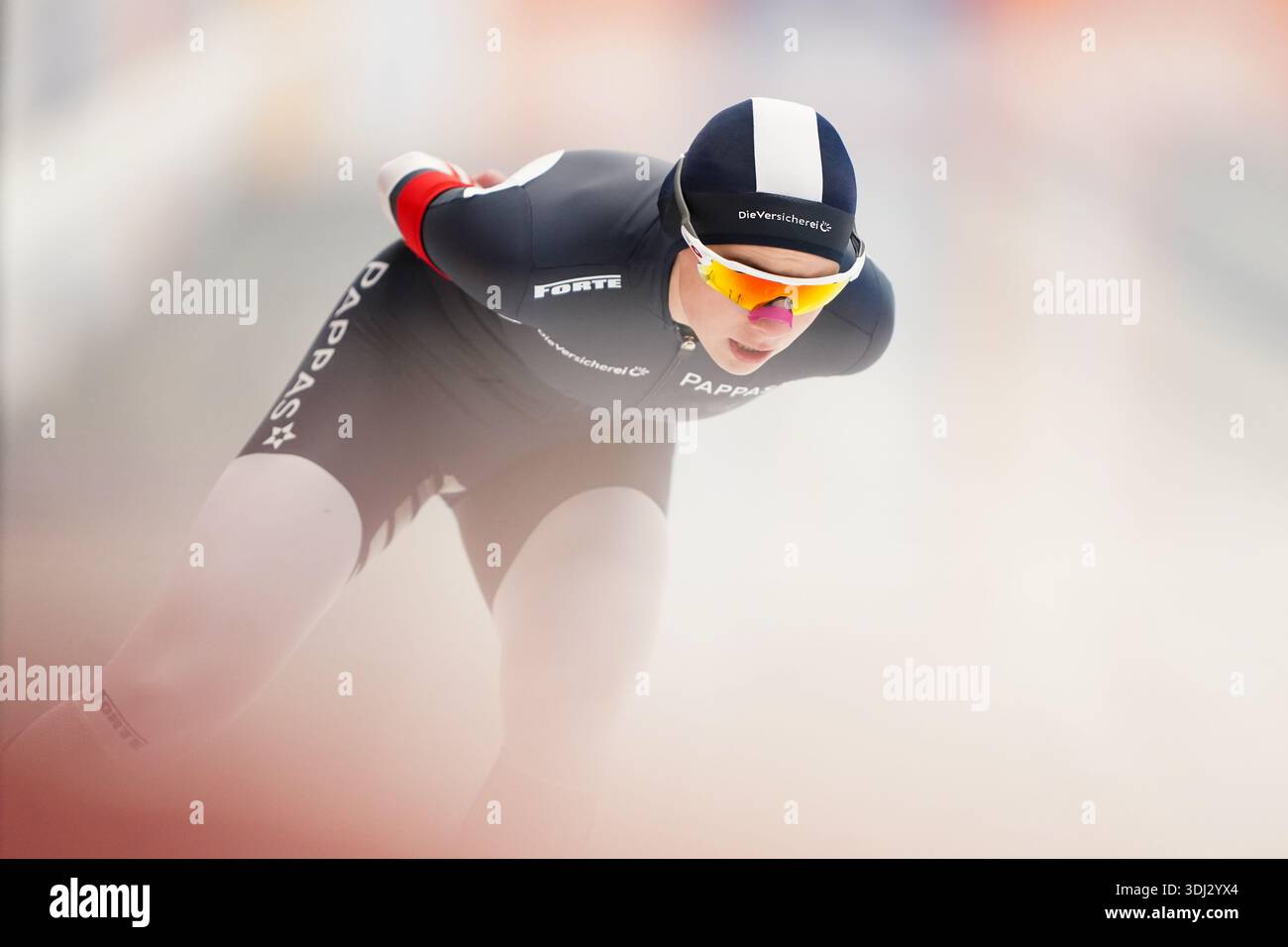 INZELL, GERMANY - JANUARY 24: Jeannine Rosner of Austria during the ISU ...