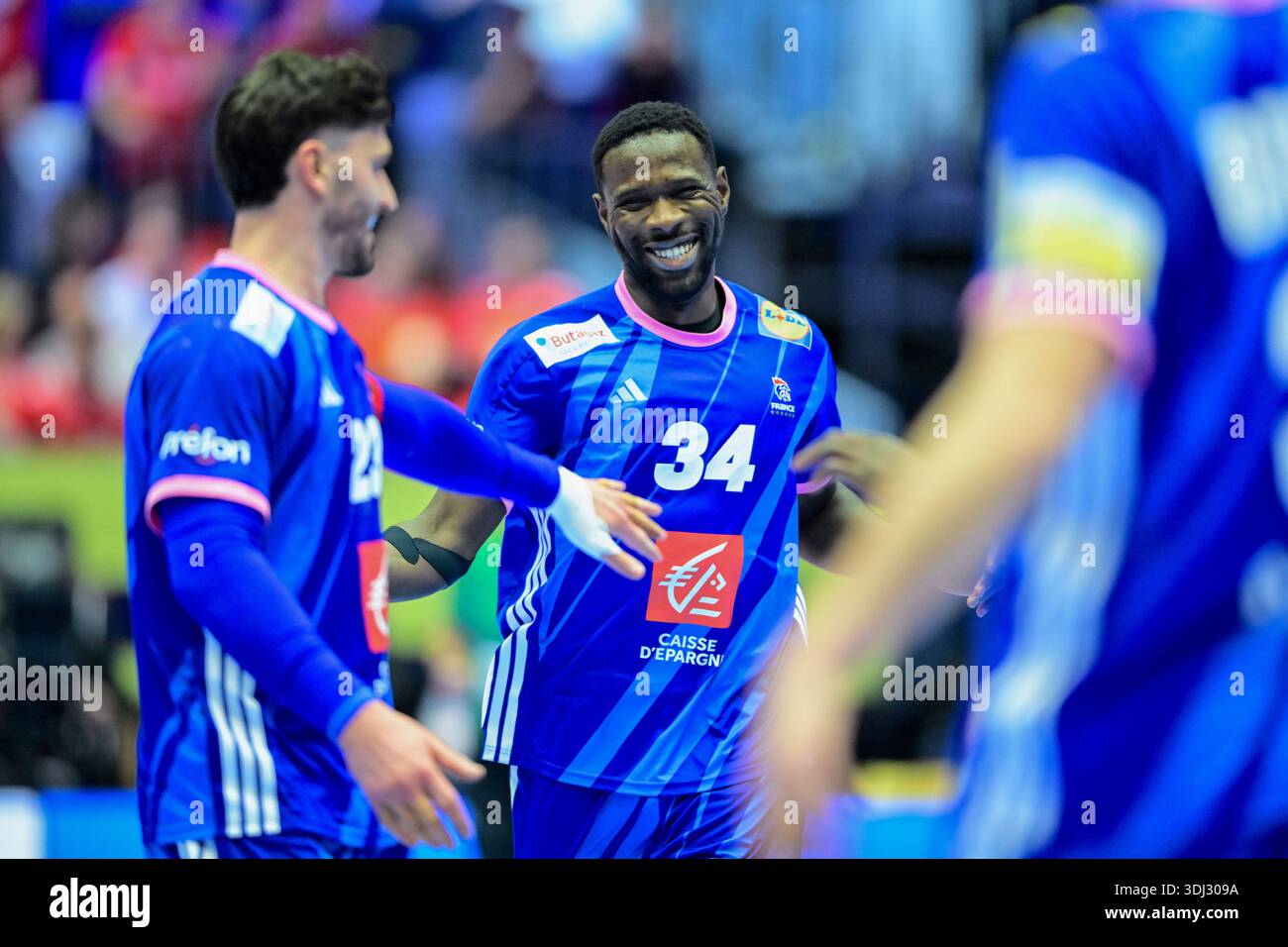 24 January 2026, Denmark, Herning: Handball, Men, European Championship ...